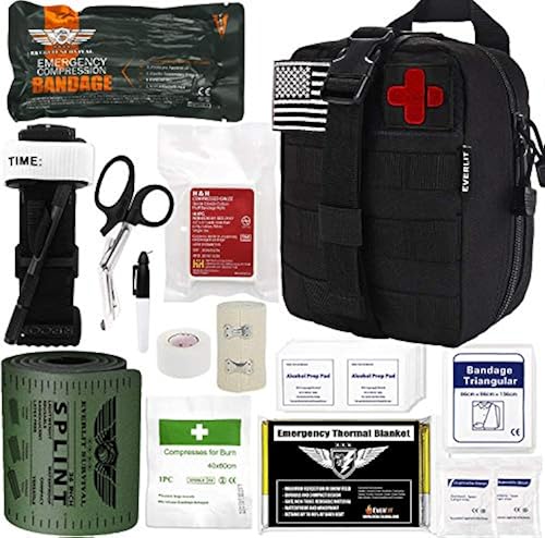 Everlit Emergency Survival Trauma Kit with Tourniquet 36" Splint ...