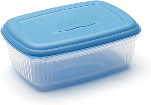 Addis 2 Litre Rectangular Food saver Container, Clear: Amazon.co.uk ...