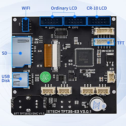 BIGTREETECH Direct TFT35 E3 V3.0.1 Touch Screen with Dual Modes Compatible 12864 LCD Display ...