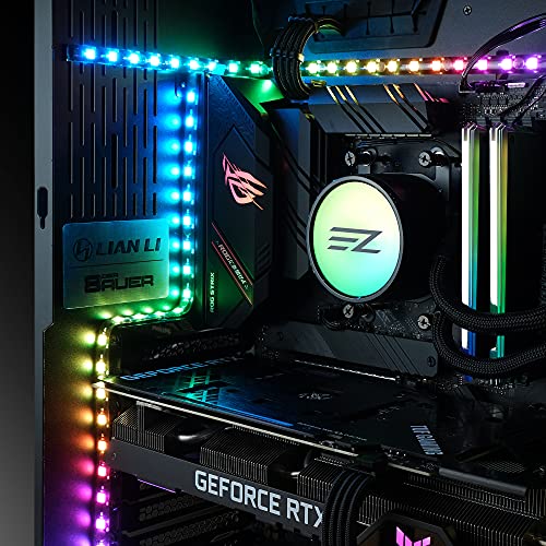 EZDIY-FAB Addressable RGB PC LED Strip,Magnetic 5V ARGB Strip with ...