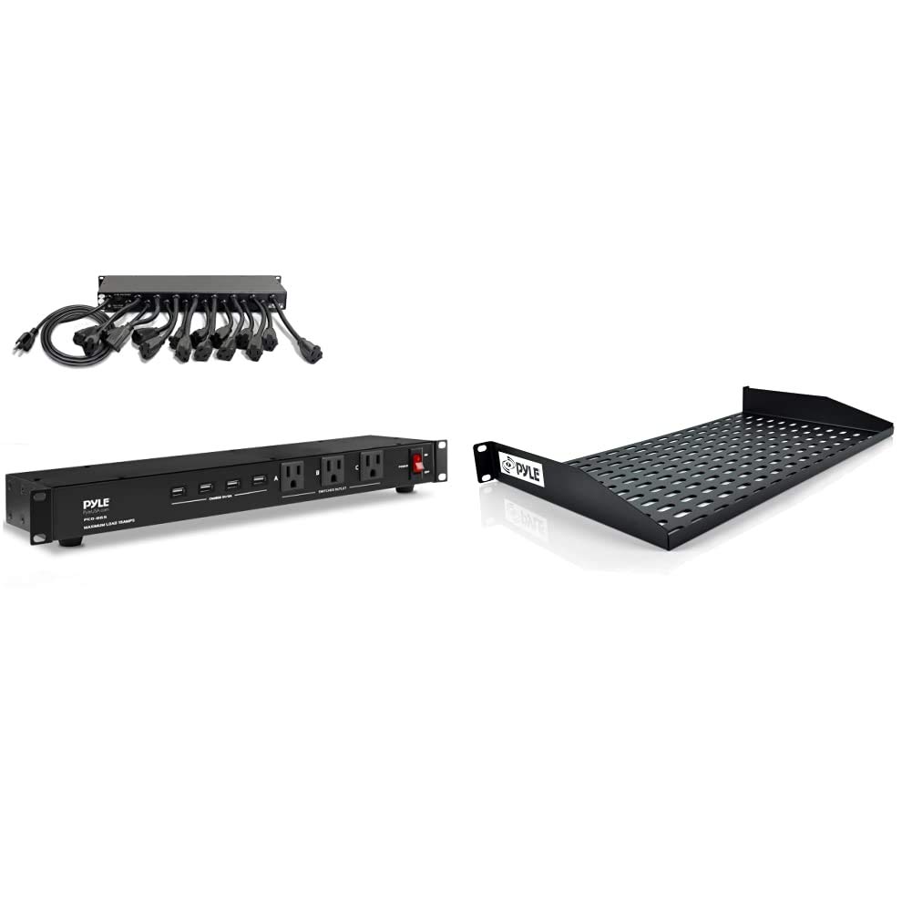 Mua Pyle 19 Outlet 1U 19" Rackmount PDU Power Distribution Supply ...