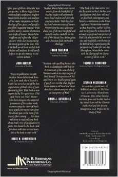 Perspectives Old and New on Paul: The "Lutheran" Paul and His Critics: Stephen Westerholm ...