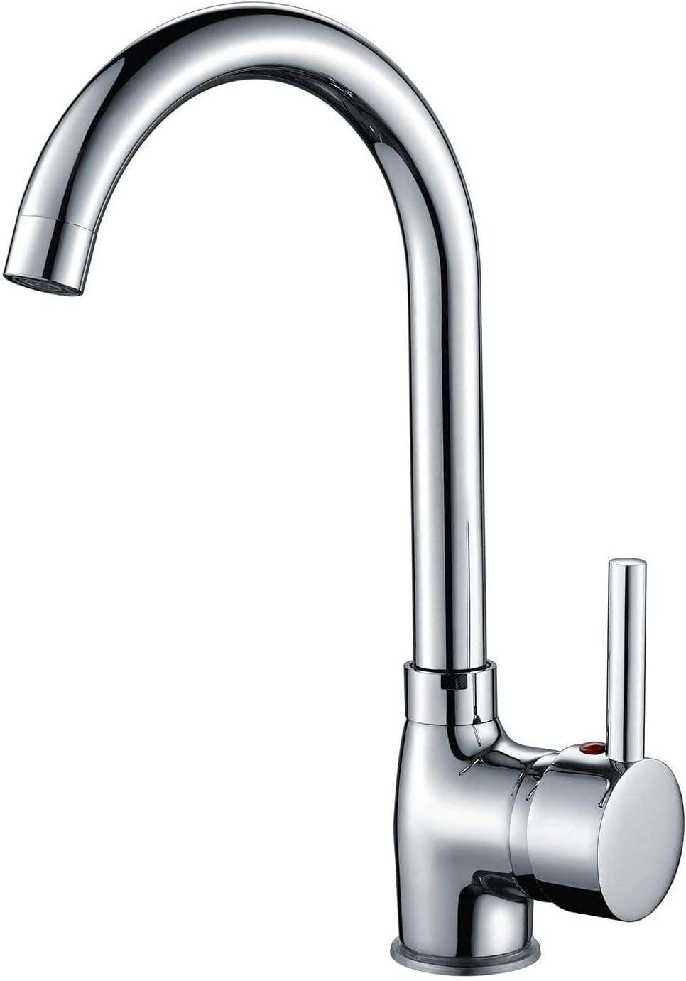 Kitchen Sink Basin Mixer Tap Single Lever Swivel Spout Modern With UK