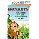 Monkeys! Picture Book for Kids about Monkeys and Apes - Funny Monkey ...
