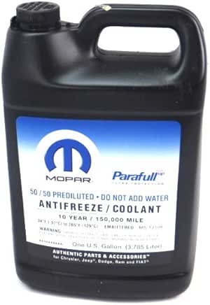 Mopar 10 Year/150, 000 Mile Coolant 50/50 Premixed, Antifreezes ...