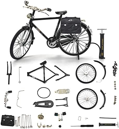 Yizemay Retro Bicycle Model Ornament for Kids Adults, 51 Pcs Simulation ...