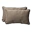 Amazon.com: Pillow Perfect Decorative Green Textured Solid Rectangle ...