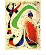 Reproduction d'art 'Le poisson chantant', de Joan Miró, Taille: 40 x 50 ...