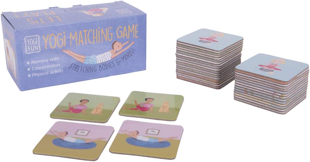 YOGi FUN kids yoga memory game stretching body and mind: Amazon.co.uk ...