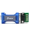 DTech RS232 to RS485 Converter Serial Communication Data Adapter with TX RX LED Indicators and ...
