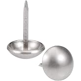 Amazon.com: uxcell Upholstery Nails Tacks 11mm Red Round Head 17mm Length Thumb Push Pins for ...