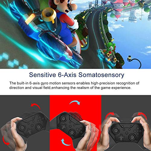 GCHT GAMING Switch Pro Controller for Nintendo Switch/Switch Lite/PC ...