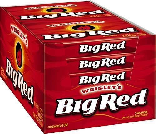 Buy Big Red Cinnamon Chewing Gum Slim Pack x10 Packs Full Box by ...