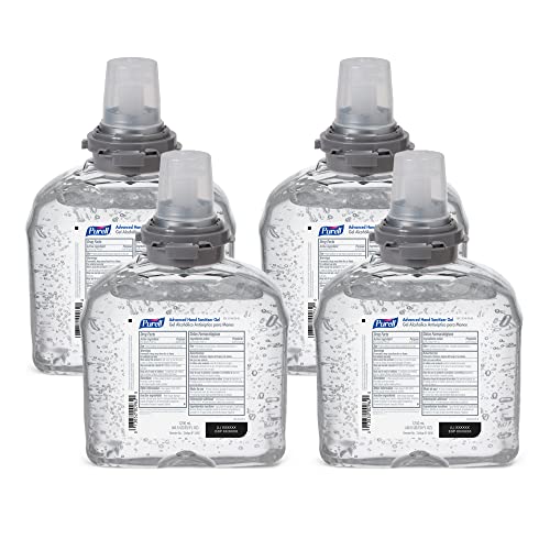 Purell Advanced Hand Sanitizer Gel, 1200 mL Sanitizer Refill TFX Touch ...