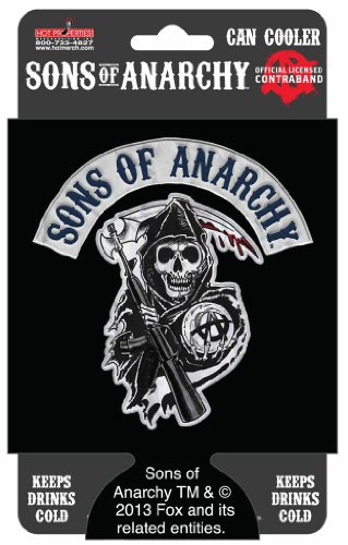 Buy Sons of Anarchy Can and Bottle Cooler SOA Banner Logo by Animewild ...