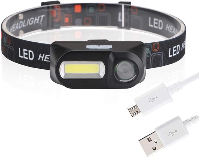 Blinkle Head Torch Rechargeable LED Head Torch Headlamp 18650 Battery ...