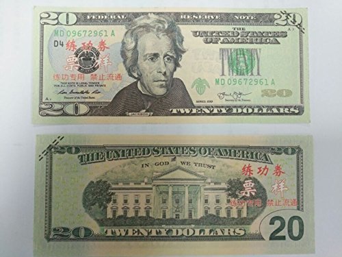 Buy ELM Game Prop Money Play Money Pretend Dollar Bills $2,000 Full ...