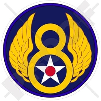 Amazon.com: United States USAF 8th AF SAC, USAAF Eighth AirForce Emblem ...
