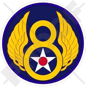 Amazon.com: United States USAF 8th AF SAC, USAAF Eighth AirForce Emblem ...