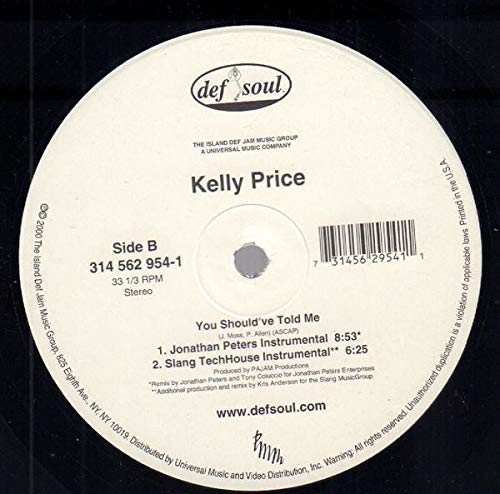 Price, Kelly - You Should've Told Me [Vinyl] - Amazon.com Music
