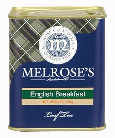 Amazon.com : Melrose leaf tea cans English breakfast 120g : Grocery ...