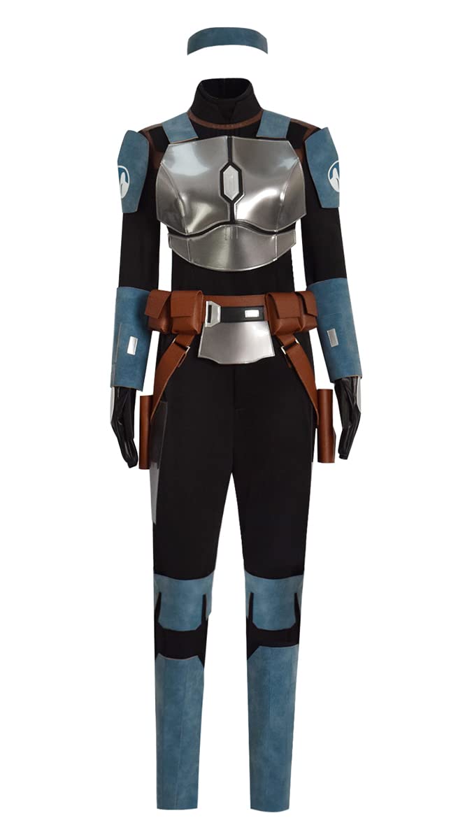 HongChang Women Bo Katan Kryze Uniform Mandalorian Armor Jumpsuit ...