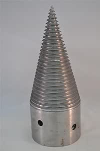 Amazon.com : Wood Splitter Screw Cones 100mm Hight Quality Cone Cleaver ...