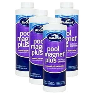 Amazon.com : BioGuard Pool Magnet Plus (1 qt) (4 pack) : Garden & Outdoor