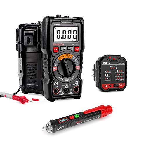 KAIWEETS Multimeter Tool Set 4000 Counts TRMS Auto-Ranging Digital ...