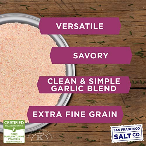 Organic Himalayan Garlic Salt - 2 lb. Extra-Fine Bulk Bag by San ...