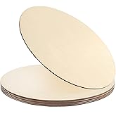 Amazon.com: 5Pcs 14 Inch Wood Circles for Crafts, Unfinished Blank ...