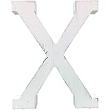 Amazon.com: Extra Large Wood Decor Letters Wood Distressed White ...