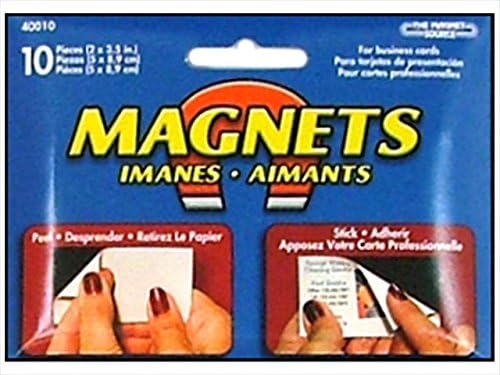 Amazon.com : The Magnet Source TMS40010 Magnet For Business Cards 10 ...