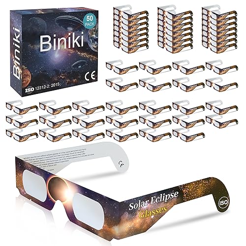 Biniki Solar Eclipse Glasses 𝗡𝗔𝗦𝗔 Approved 2024 - CE & ISO Certified ...