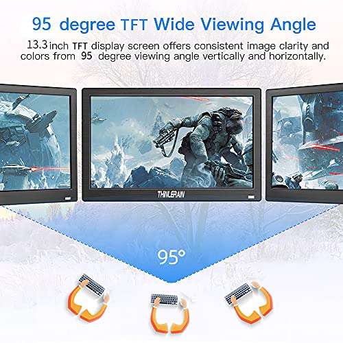 13.3 inch Mini Monitor Small PC Monitor HDMI Monitor 1366x768 LED ...