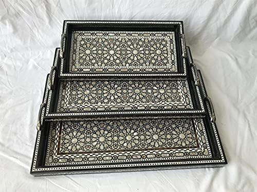 سعر Surgegifting 408S13 Seashell Sadaf Mother of Pearl Inlay Wood ...