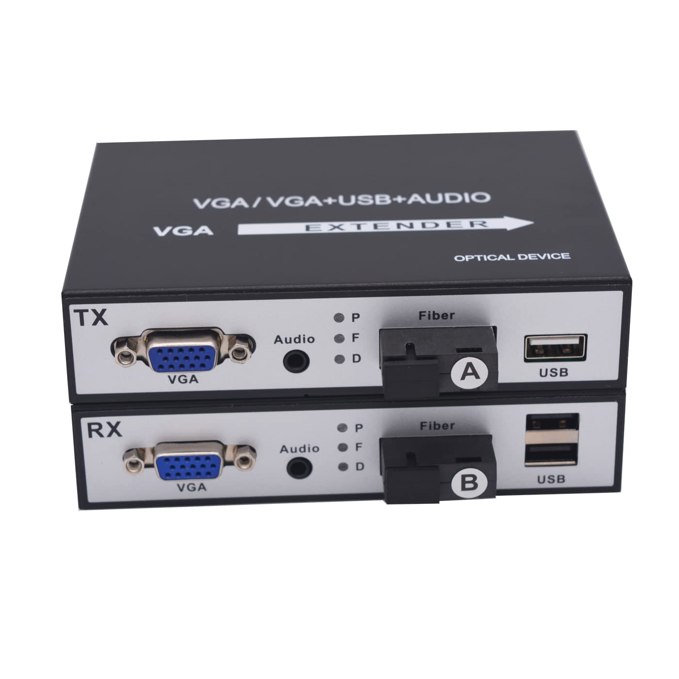Mua VGA Extender Over Fiber Optic, KVM Switch with 3.5mm Audio, SC ...