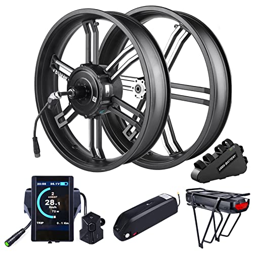 BAFANG Front & Rear Hub Motor : 48V 750W 20 inch Integrated Rear Drive ...