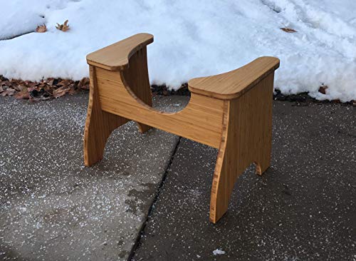 Poop Stoop Bamboo High Full-Squat Toilet Foot Stool | Pricepulse