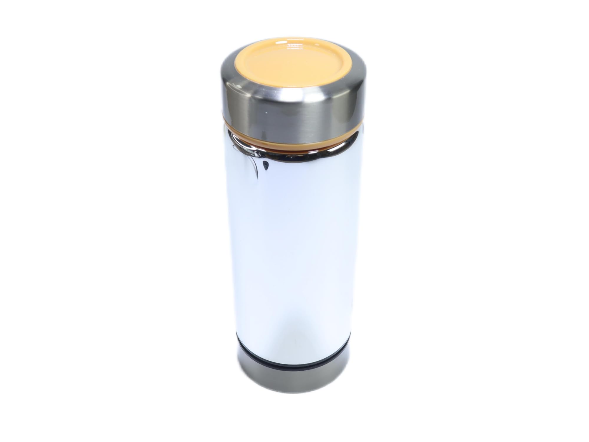 16.9oz/480ml Vacuum Insulated Glass Bottle,Drinking Cup?glass lined thermos, Borosilicate body ...