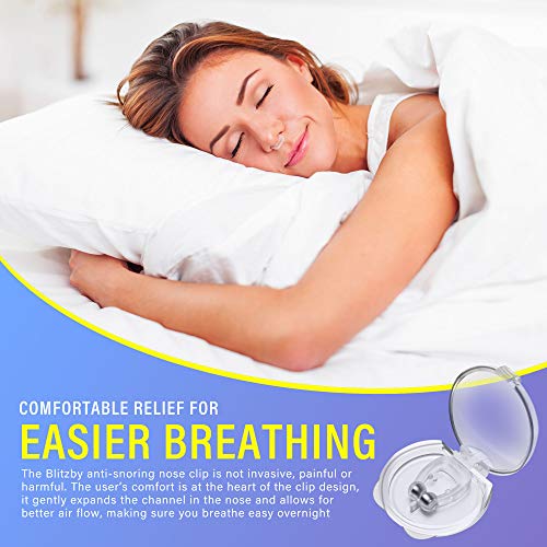 Blitzby Anti Snoring Devices, Magnetic Silicone Anti Snore Nose Clip ...