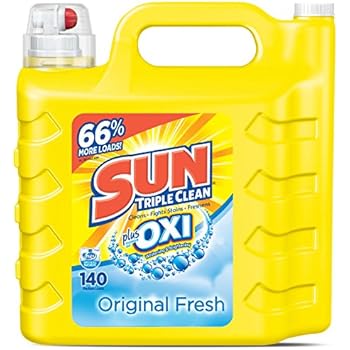 Amazon.com : Sun Ultra Liquid Laundry Detergent Plus Oxi, Original ...