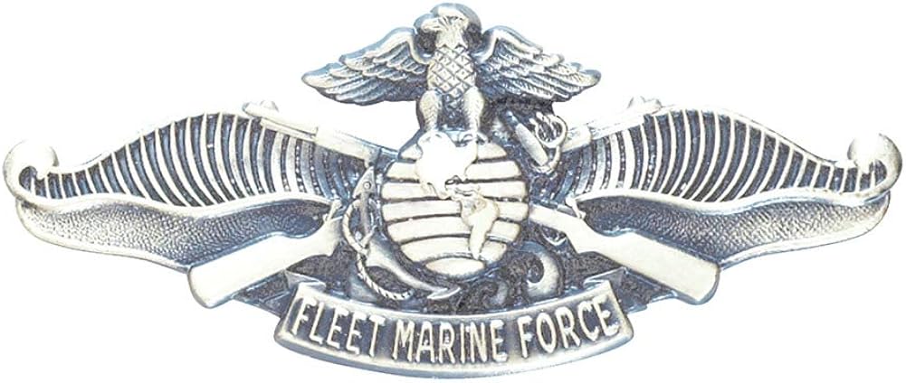 Amazon.com: Navy Fleet Marine Force FMF Badge Mirror Finish: Clothing