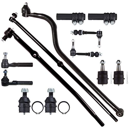 SCITOO 13pcs Front Suspension Kit Lower Ball Joints Tie Rod Ends At ...