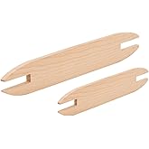 Amazon.com: Wood Weaving Shuttles Kit, 2pcs Beech Wood Weaving Shuttle ...