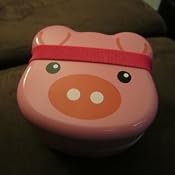 Amazon.com: Kotobuki 2-Tiered Bento Box, Piggy: Pig Bento Box: Kitchen ...
