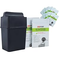 Amazon.com: Fat Trapper System/Grease Storage Container with TWELVE ...