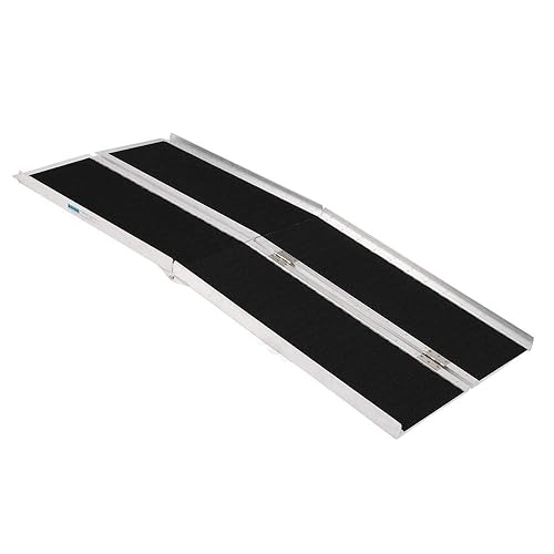 Mefeir 6FT Handicap Portable Aluminum Wheelchair Ramps, Multifold ...
