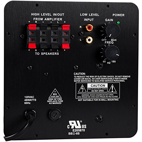 Low level vs high level input subwoofer amplifier
