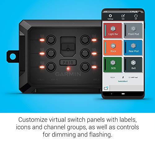 Garmin PowerSwitch, 6 Gang Compact Digital Switch Box, Requires ...